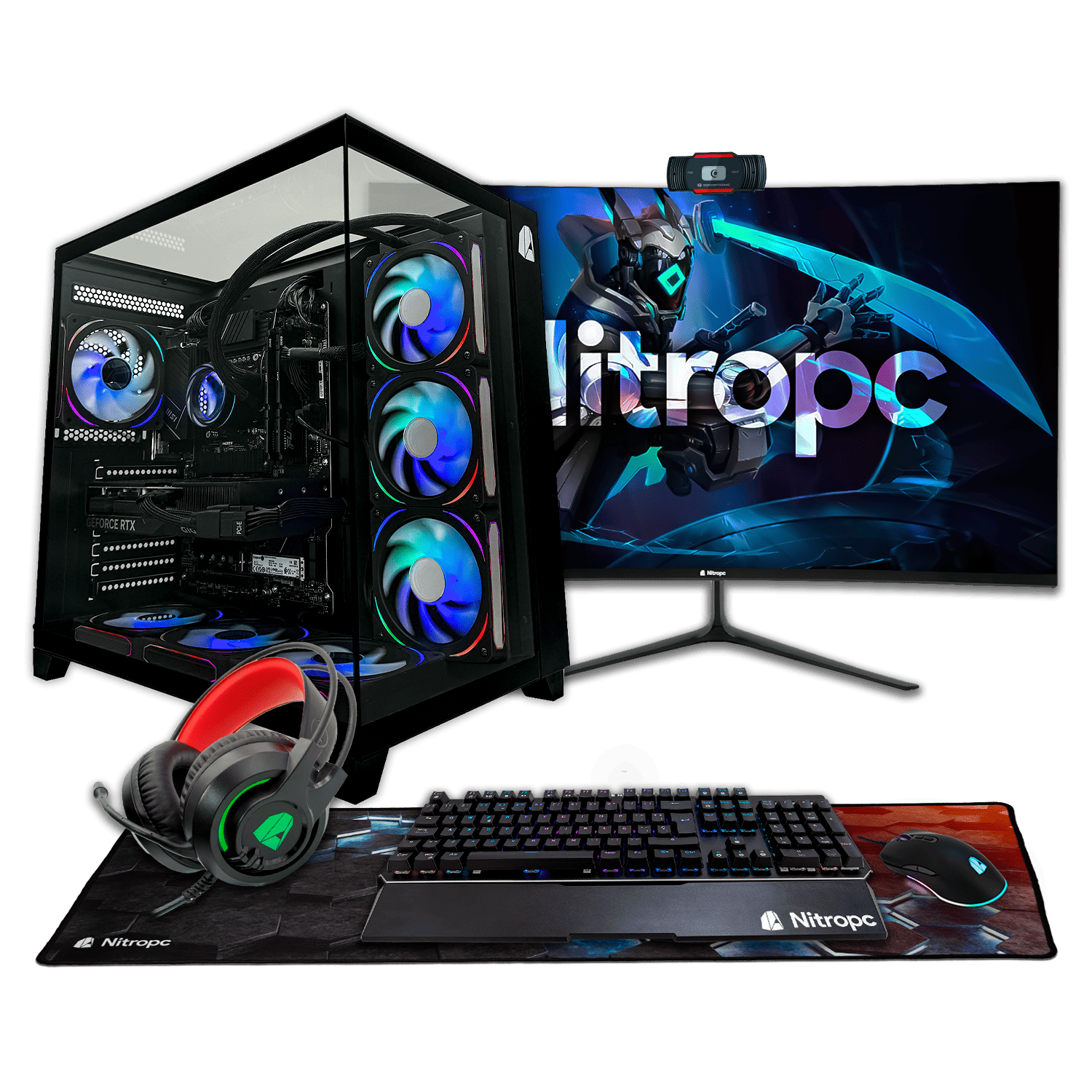 Comprar Ordenador Gaming + Accesorios Pack Diamond | Nitropc
